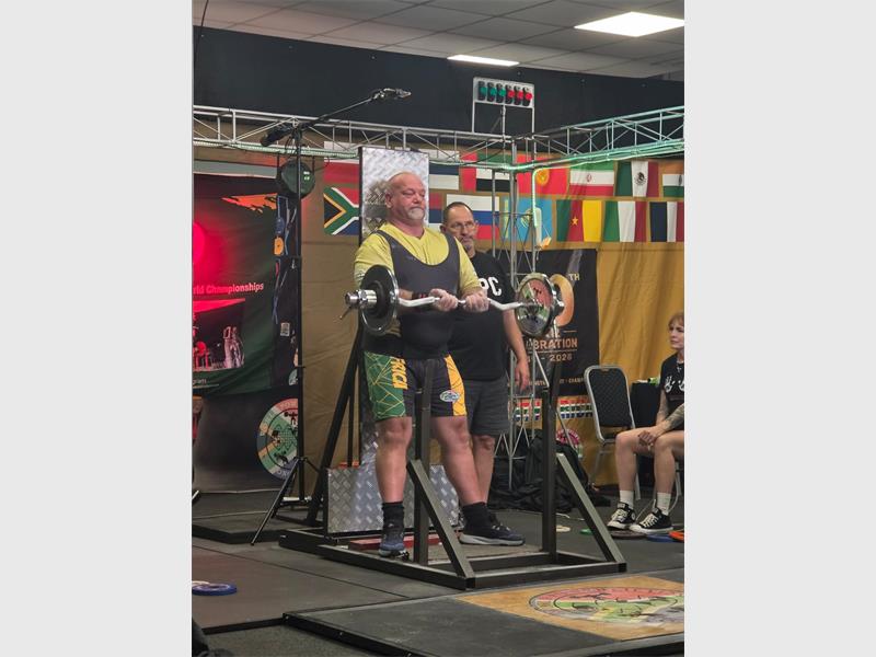 Brakpan powerlifter takes home two gold medals from national champs ...