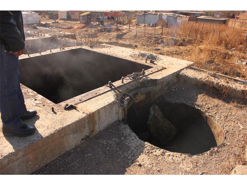 Open Mine Shaft in Gugulethu gets attention | Springs Advertiser
