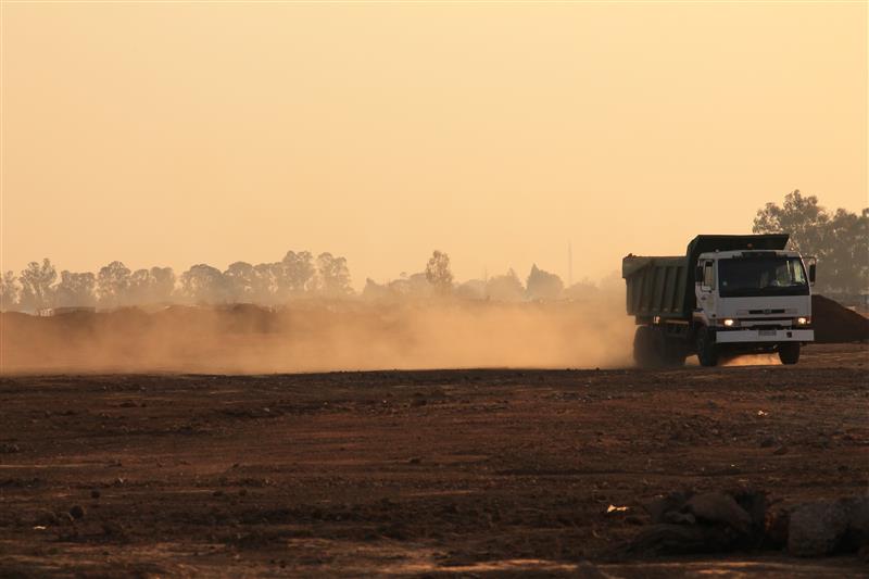 Dumped soil's purpose is to level the land | Springs Advertiser