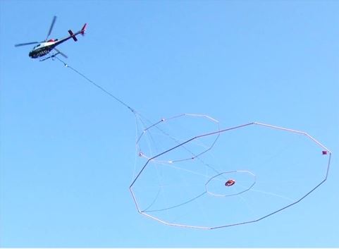 Helicopter flying around is for airborne survey | Springs Advertiser