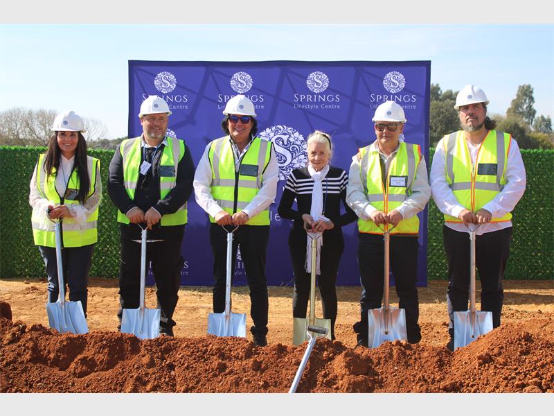 Springs Lifestyle Centre marks milestone with sod-turning event ...
