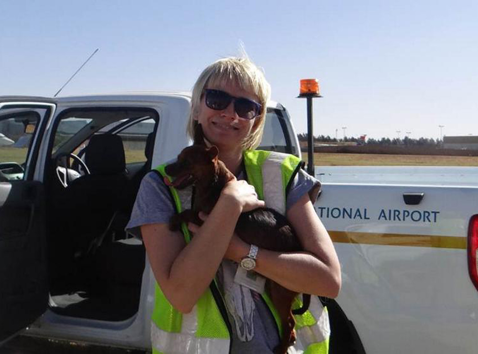 Milo reunited with his owner after being lost at airport | Kempton Express