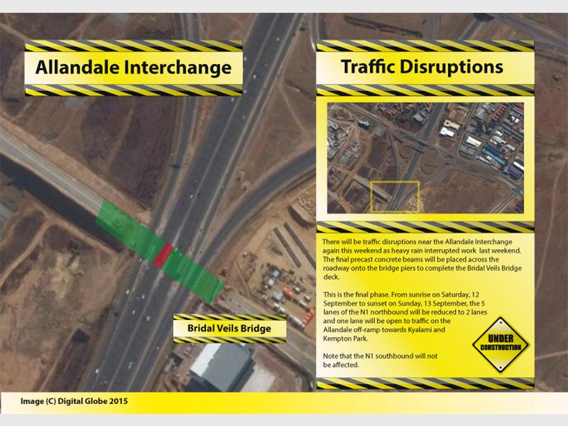 More traffic disruptions at Allandale Road interchange | Kempton Express