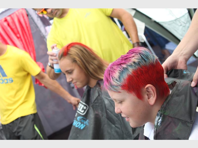 Bright hair and healthy hearts at shavathon and health day | Kempton ...