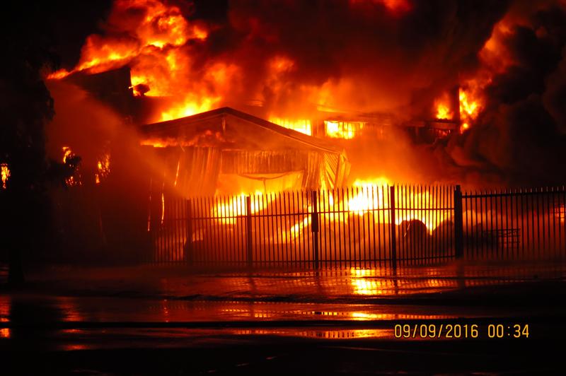 WATCH: Isando factory goes up in flames overnight | Kempton Express