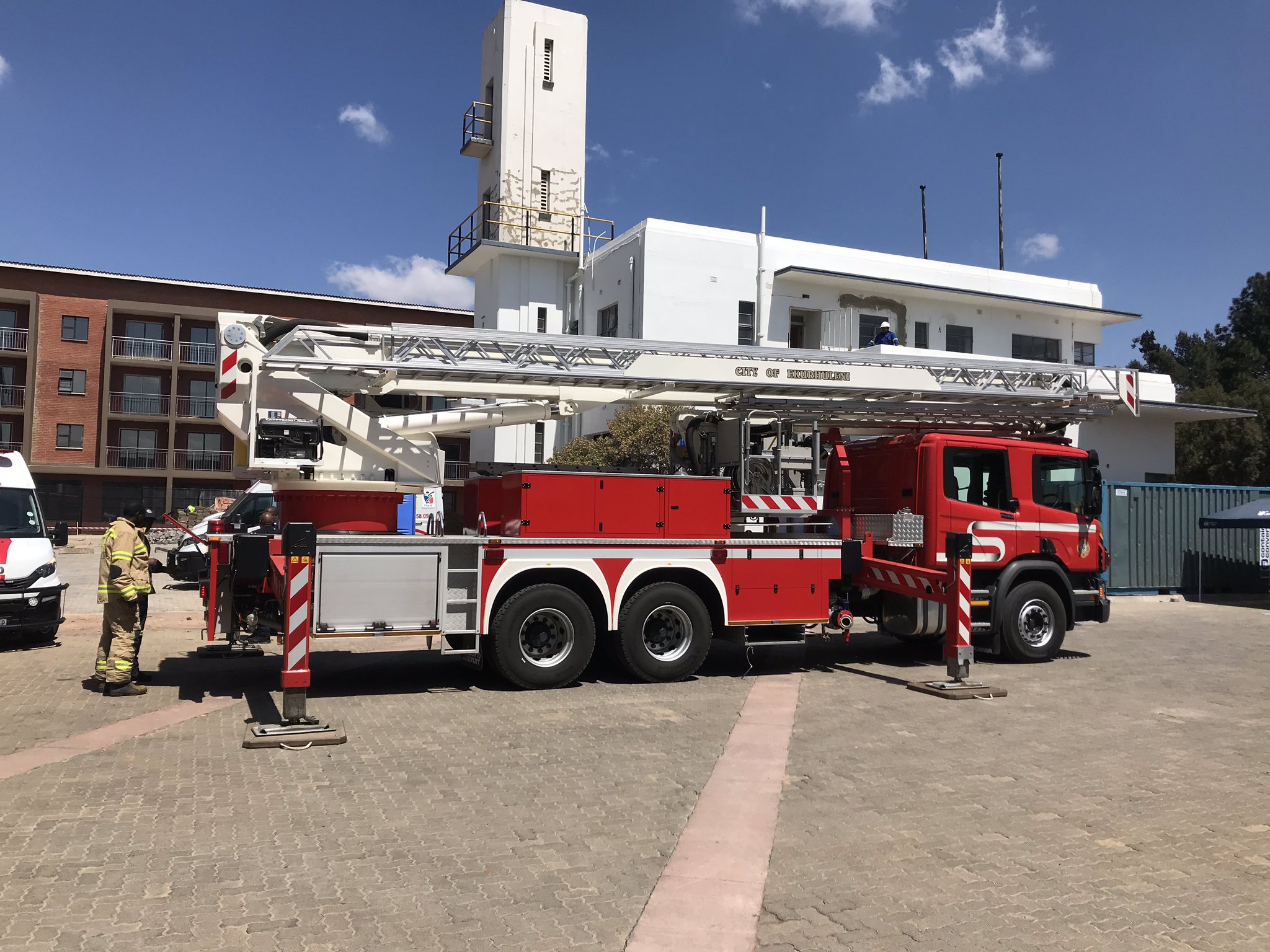 R56.6-million state-of-the-art fire station opens in Germiston (videos ...