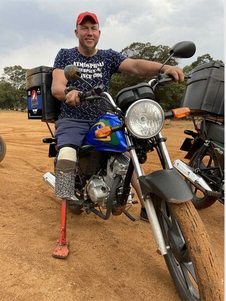 Local bikers help a friend raise money for a prosthetic leg | Kempton ...