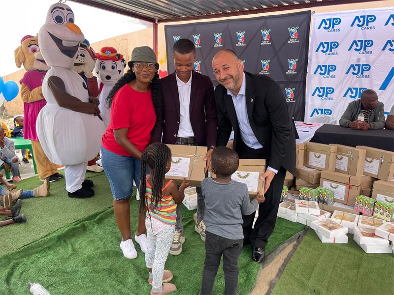 AJP donates to the less privileged in Thembisa. | Kempton Express
