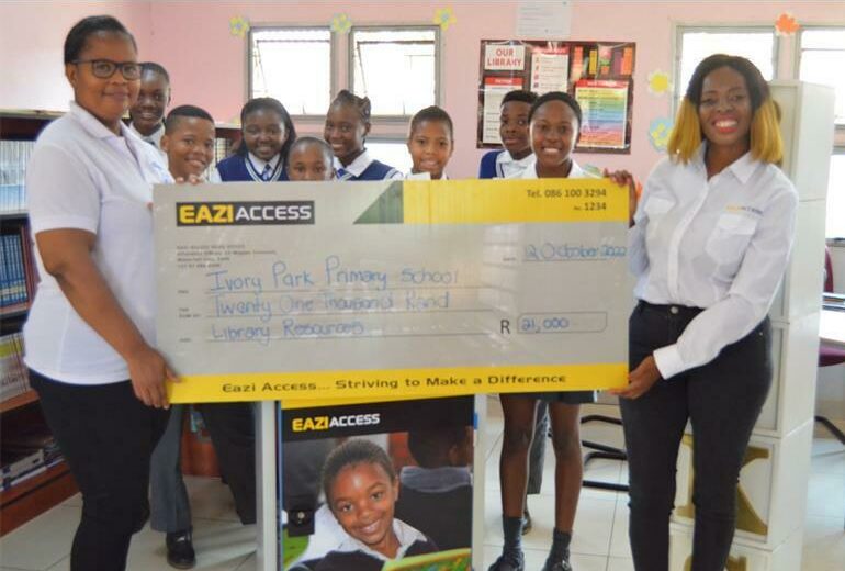 Eazi Access donates mobile library to Ivory Park Primary School ...