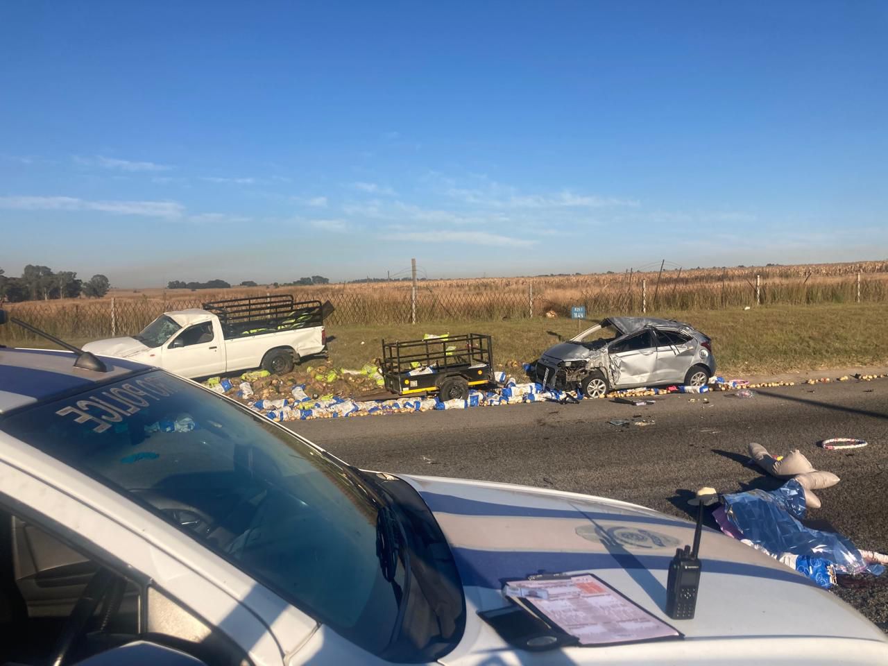 JMPD officer killed in early morning mutli-vehicle crash on R21 ...