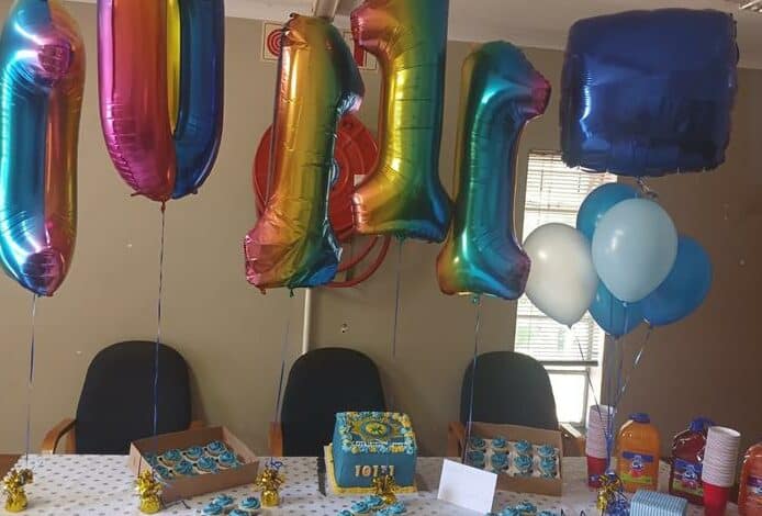 Norkem Park police shower resident with gifts on her birthday | Kempton ...