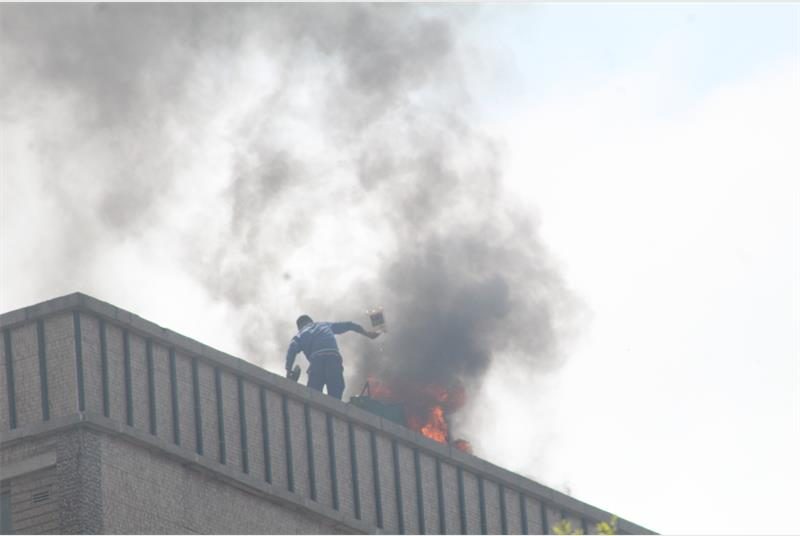 Rooftop fire extinguised | Germiston City News