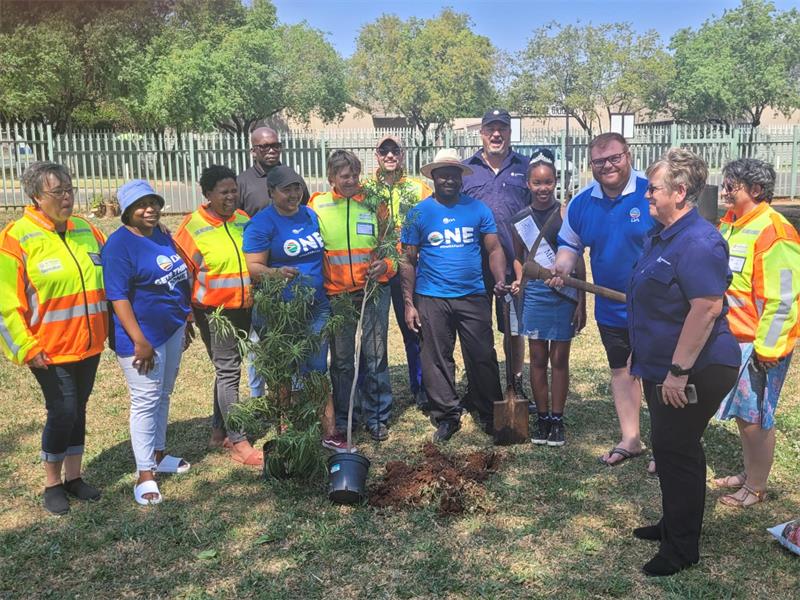 Trees planted in Klopperpark to celebrate spring season | Germiston ...