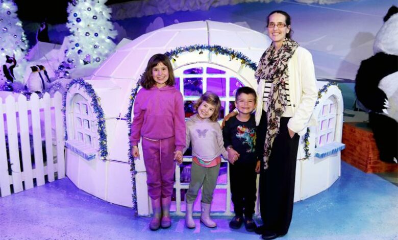 Germiston family enjoys festive village experience at Emperors Palace ...