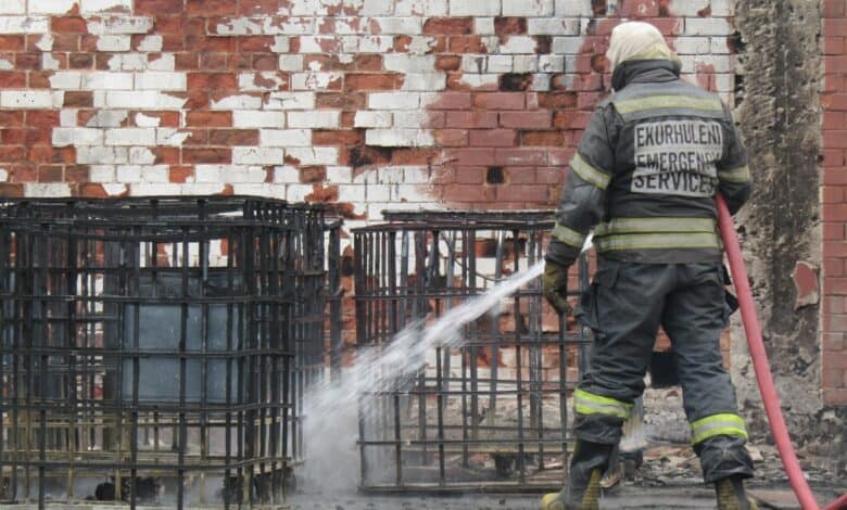 WATCH: Factory fire in Germiston triggers safety alert after diesel ...