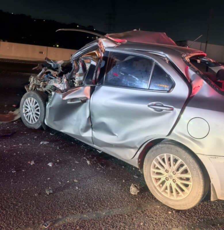 Passenger killed after sedan crashes into truck on N12 | Germiston City ...