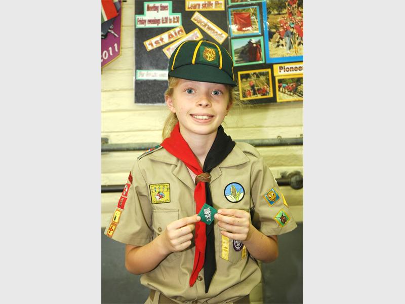 Cub receives badge | Sandton Chronicle