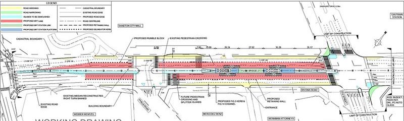 Construction begins in Rivonia for new Rea Vaya station | Sandton Chronicle