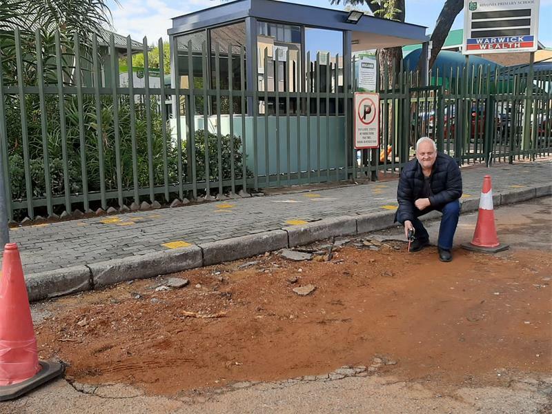 Update on the muddy hole at Rivonia Primary School | Sandton Chronicle