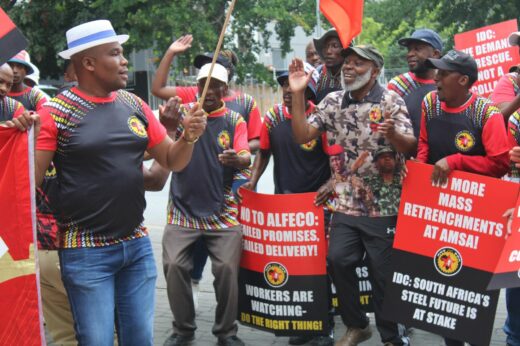 National Union of Metalworkers of South Africa pickets IDC over steel ...