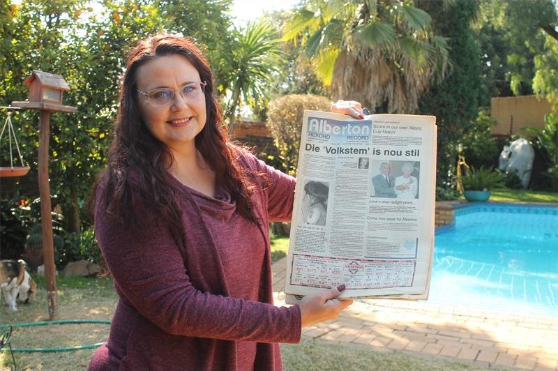 Alberton Record newspaper of 1995 found in resident's ceiling ...