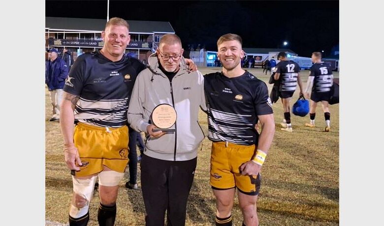 Hoërskool Marais Viljoen’s rugby coach fresh from a match against Kenya ...