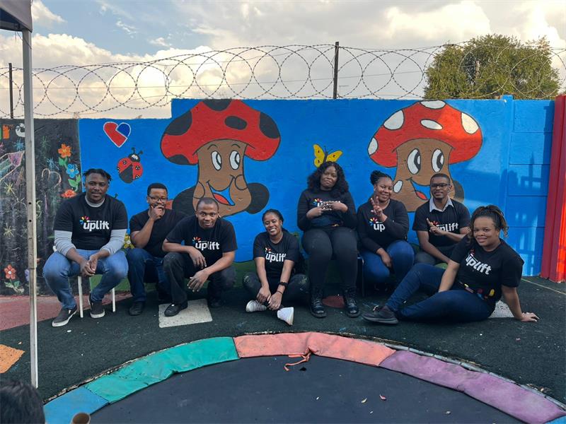 Capitec staff bring color and joy to local daycare | Alberton Record
