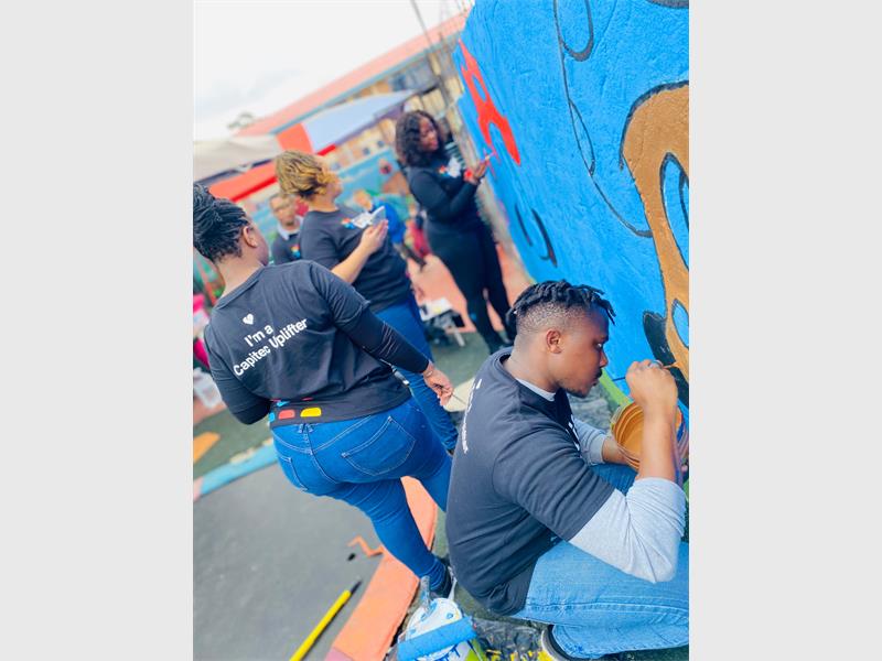 Capitec staff bring color and joy to local daycare | Alberton Record