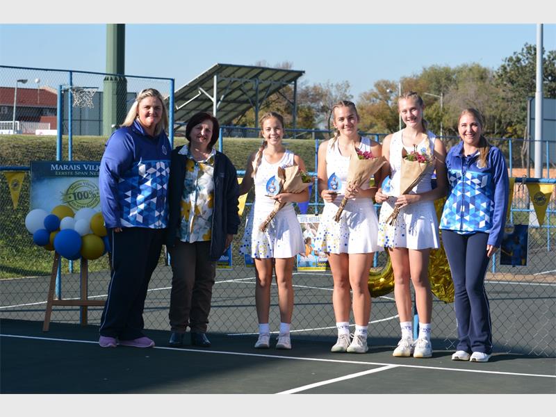 Marais Viljoen celebrates first-team netball players’ 50-game ...