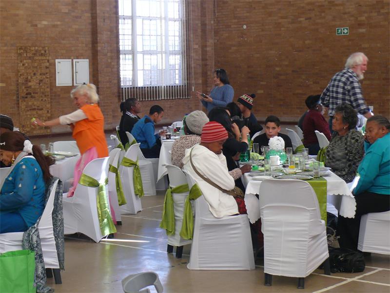 Celebrating elderly fathers and mothers at South Rand Rec-Centre ...