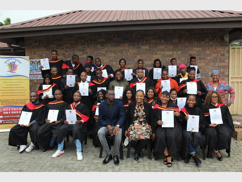 Welding and computer graduates at Inyathi Visions | Southern Courier