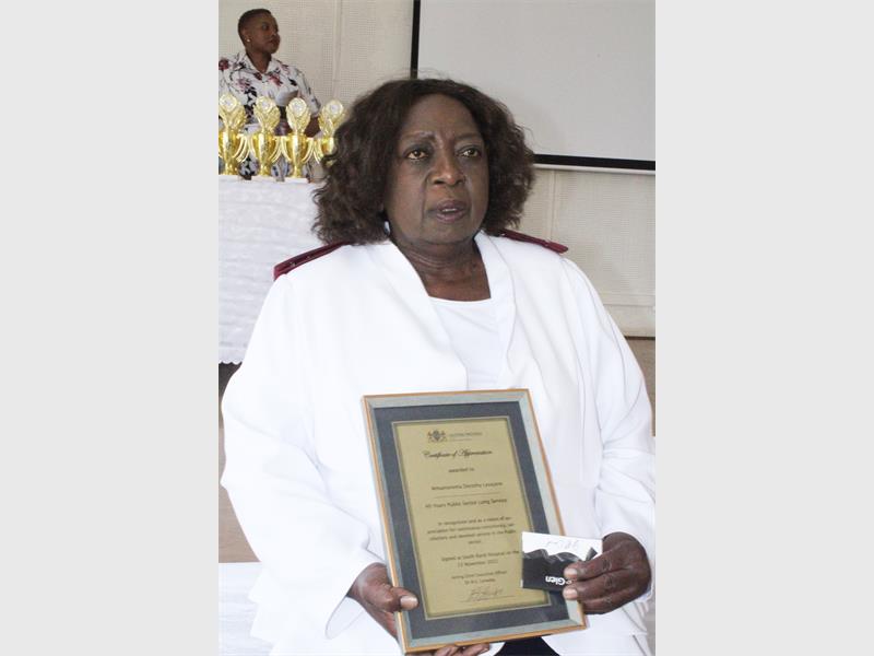 WATCH: South Rand Hospital celebrates staff’s excellence | Southern Courier