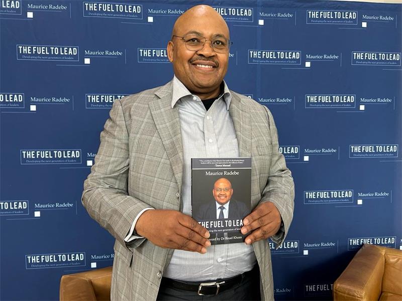 Professor Radebe signs his newly released book | Southern Courier