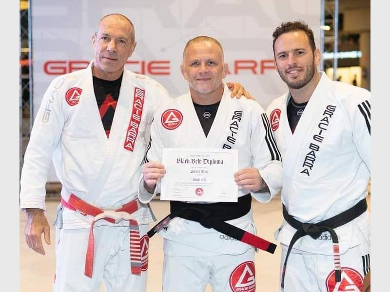 Prof Shane Carr receives black belt | Southern Courier