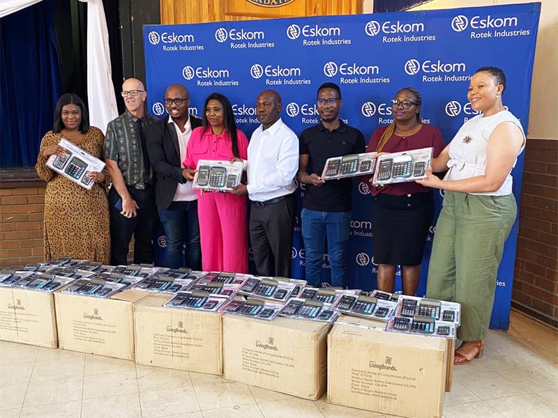 Eskom Rotek Industries donates 500 scientific calculators to school ...