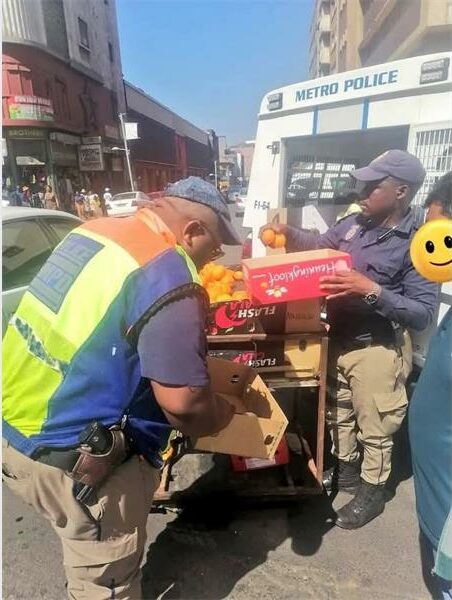 Illegal traders fined as JMPD clears pavements in the South | Southern ...