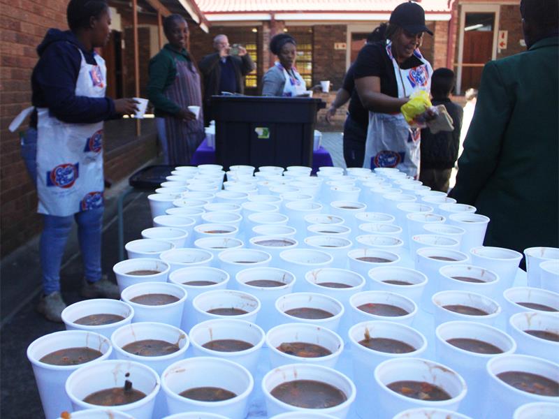 WATCH: Soup Day warms hearts as former principal returns to WH Coetzer ...
