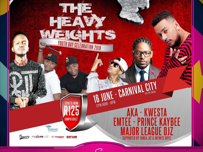 Heavyweights concert to be held at Carnival City | Comaro Chronicle