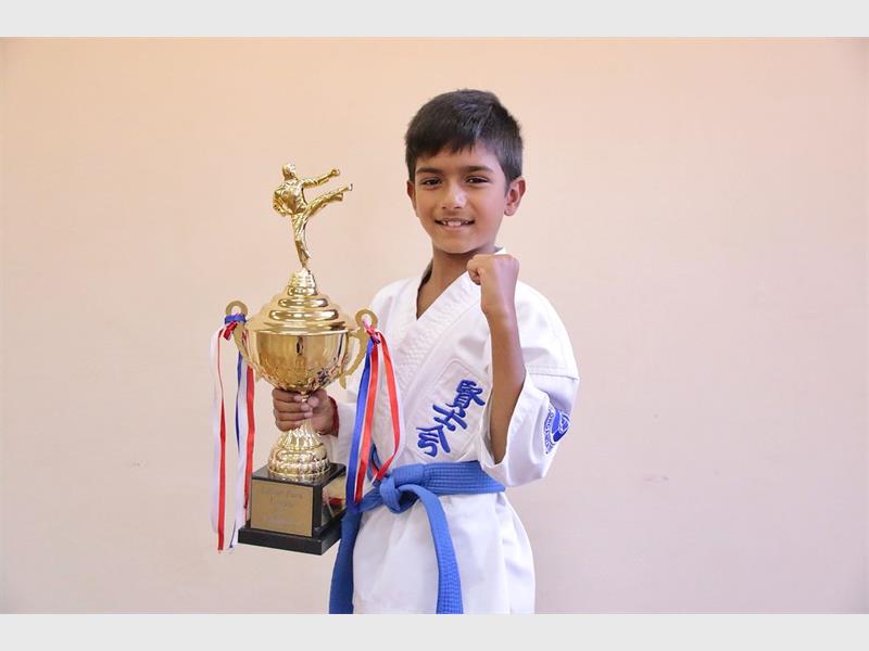 Youngest award-winner at dojo | Comaro Chronicle