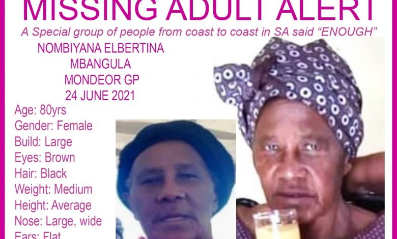 Mondeor SAPS seeks help in finding missing Kibler Park woman | Comaro ...