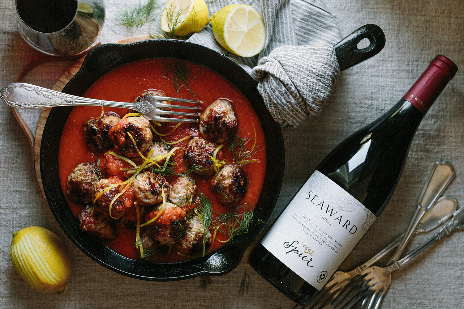 Entertain at home: Pork and fennel meatballs with tomato sauce | Comaro ...