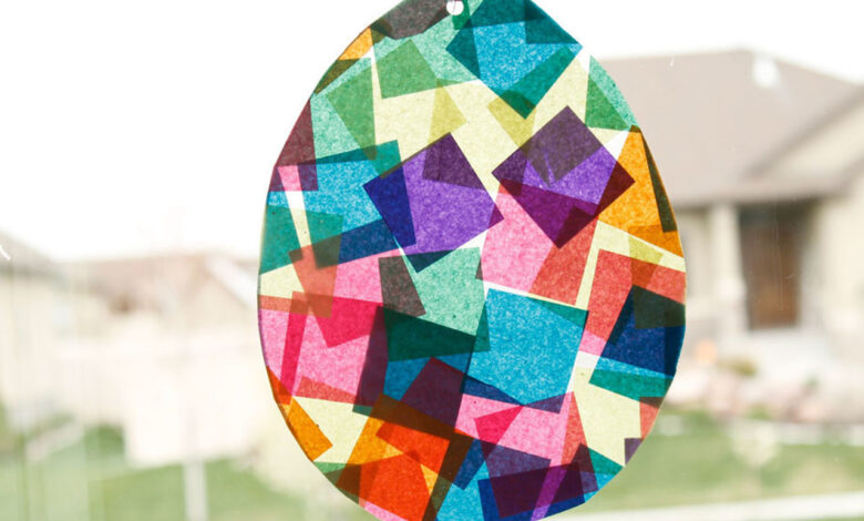 Make an Easter suncatcher craft today | Comaro Chronicle