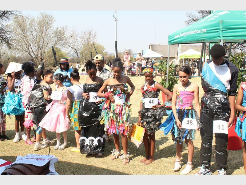 Talented learners turn trash into outfits during the Trashion Show ...