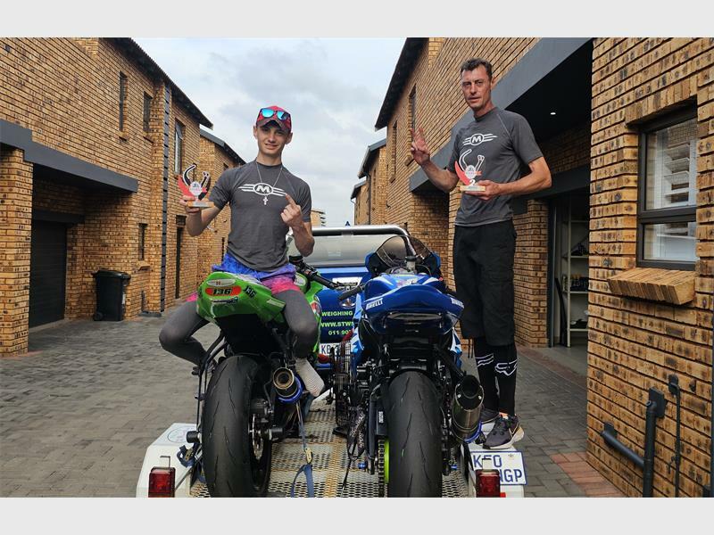 Alberton father and son enjoy thrill of motorcycle racing | Comaro ...