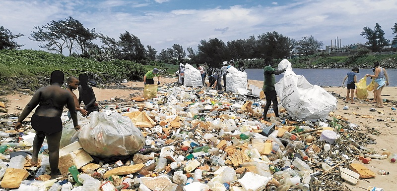 Clean Surf Project cleans up Umbogintwini Beach | South Coast Sun