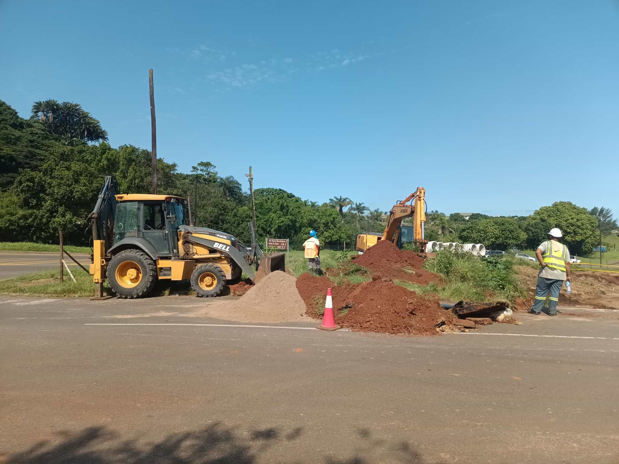 Blame game over Doonside burst pipes and soil erosion | South Coast Sun