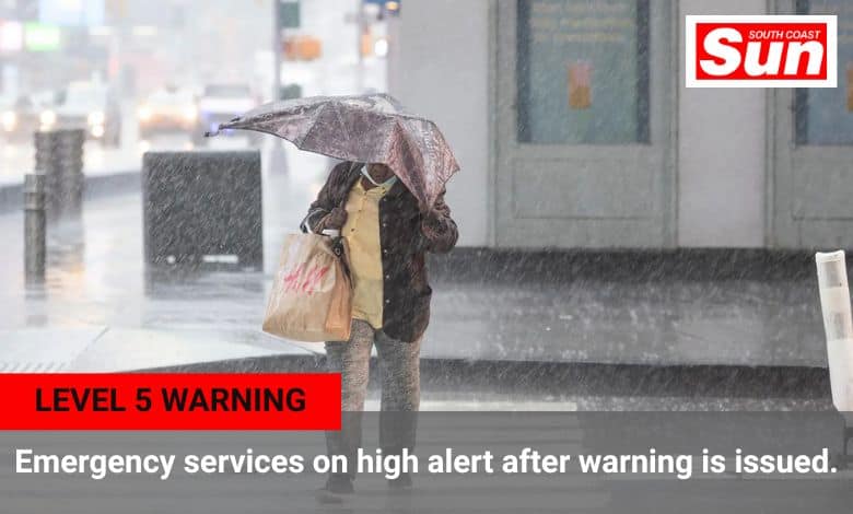 Warning issued regarding heavy and disruptive rain | South Coast Sun
