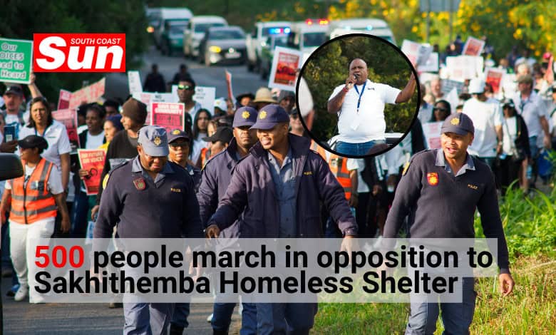 Lower Illovo marches against homeless shelter project | South Coast Sun