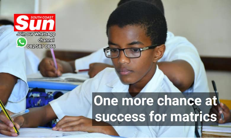 Second chance for matric learners still available | South Coast Sun
