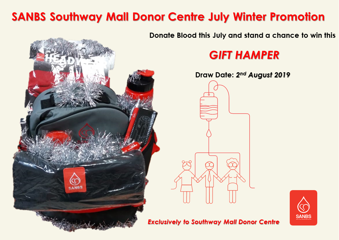 Gift life this Mandela month at SANBS Southway Mall | Southlands Sun